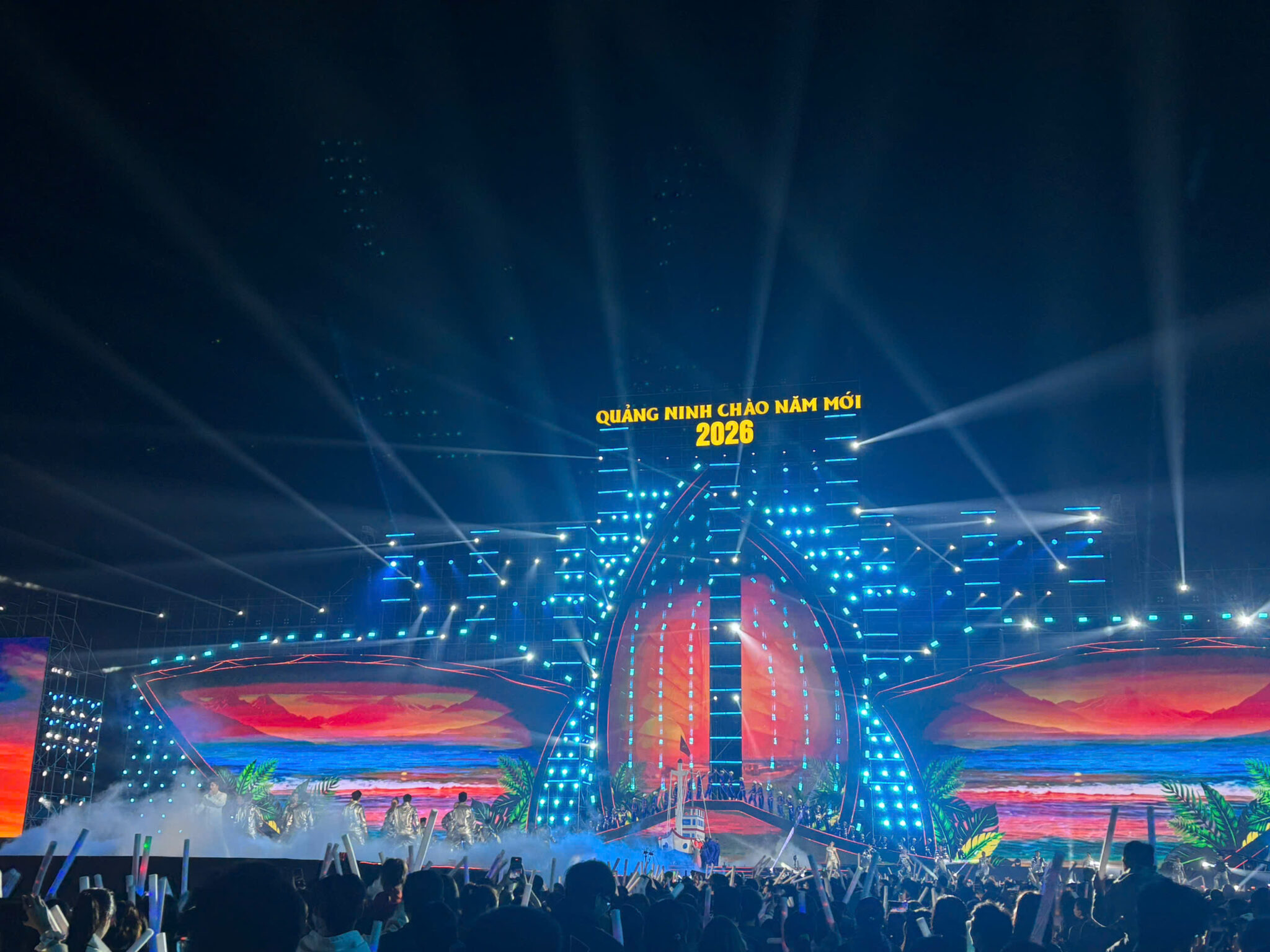 An artistic performance celebrating the 96th anniversary of the ...